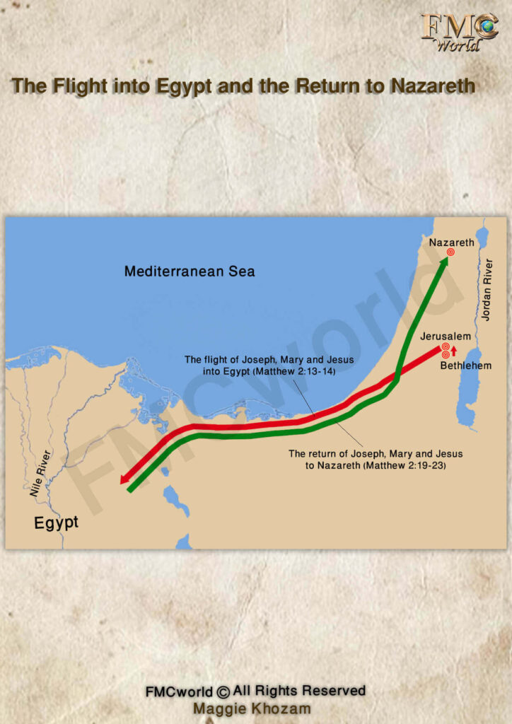 New Testament/Maps – الأم ماغي خزام